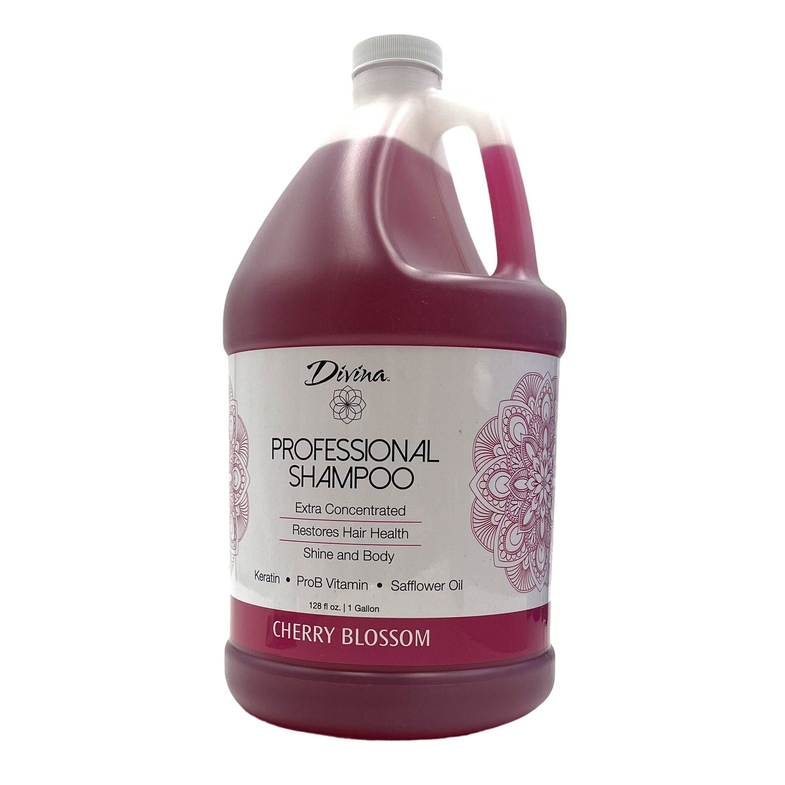 Divina Cherry Shampoo Restore Keratin Vitamin Safflower Oil Gallon ...